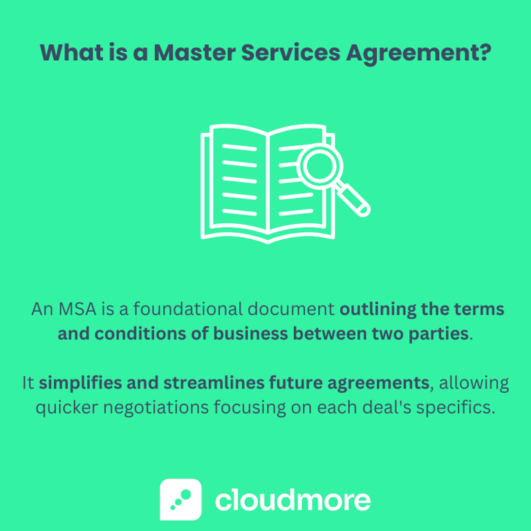 Master Services Agreement (MSA) Definition, Legal Terms & More