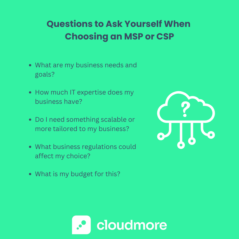 MSP vs CSP: Key Differences, Similarities, and Examples of Both
